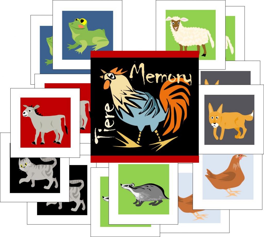 Memory Tiere - Alexsa-Verlag Berlin